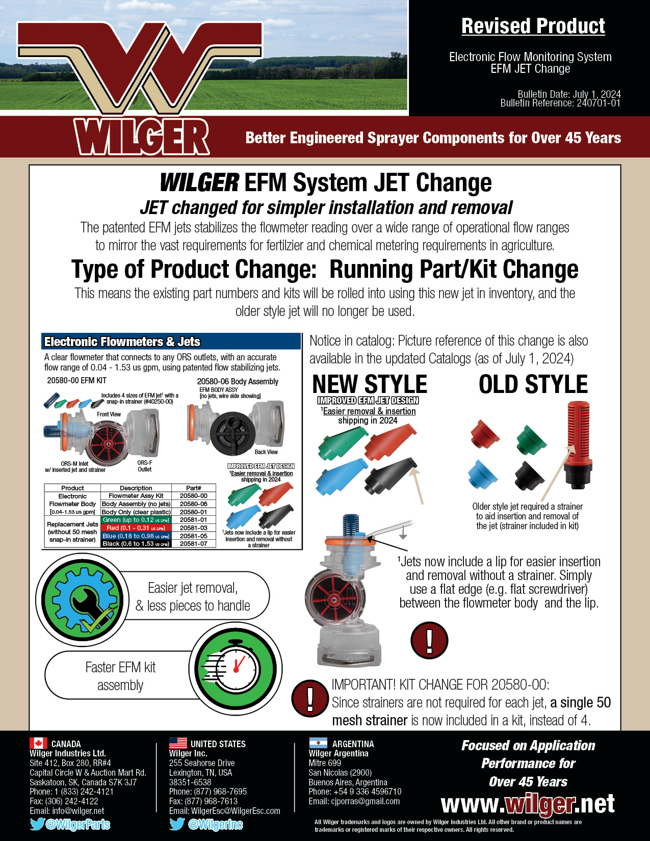 EFM Jet Revision – Wilger