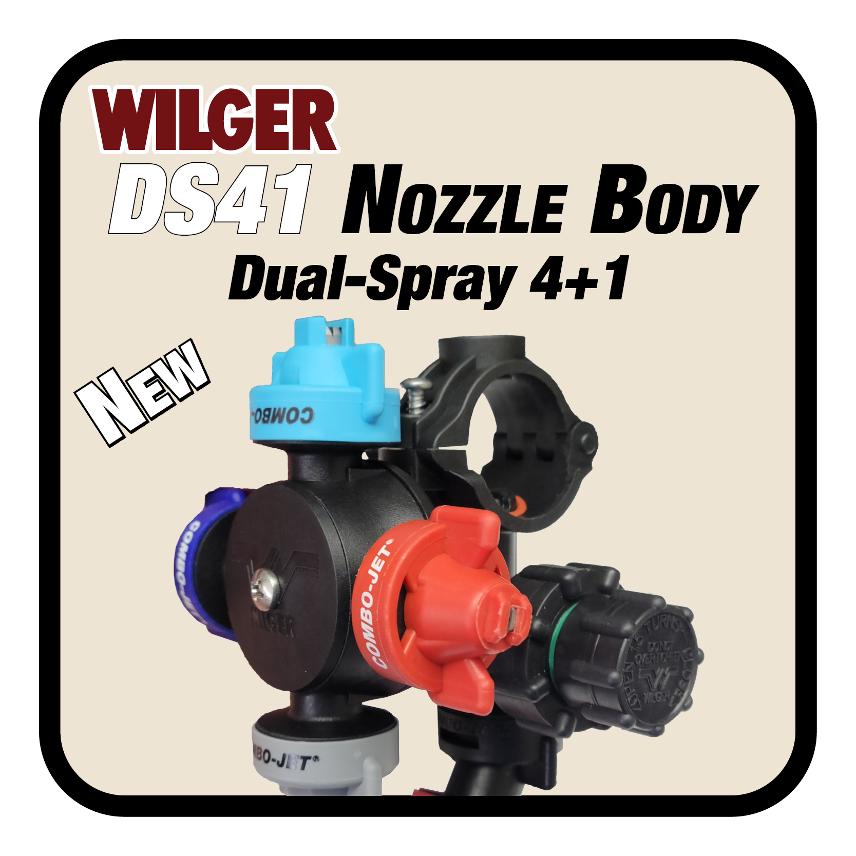 Dual-Spray 4+1 (DS41) Nozzle Body Release – Wilger